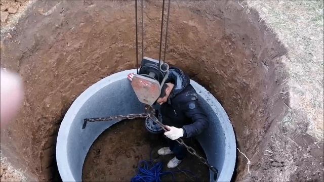 Обустройство скважины бетонным кессоном