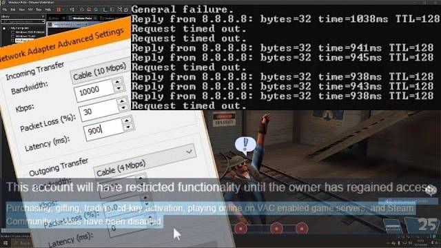 Manipulating Network Traffic To Bypass VAC⧸Community Bans In TF2.