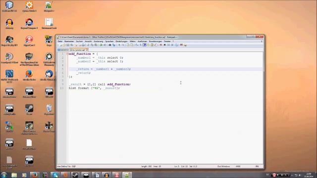 ArmA 3 Scripting Tutorial für Einsteiger #011 - Functions