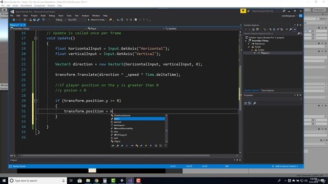 16 -Challenge Player Bounds