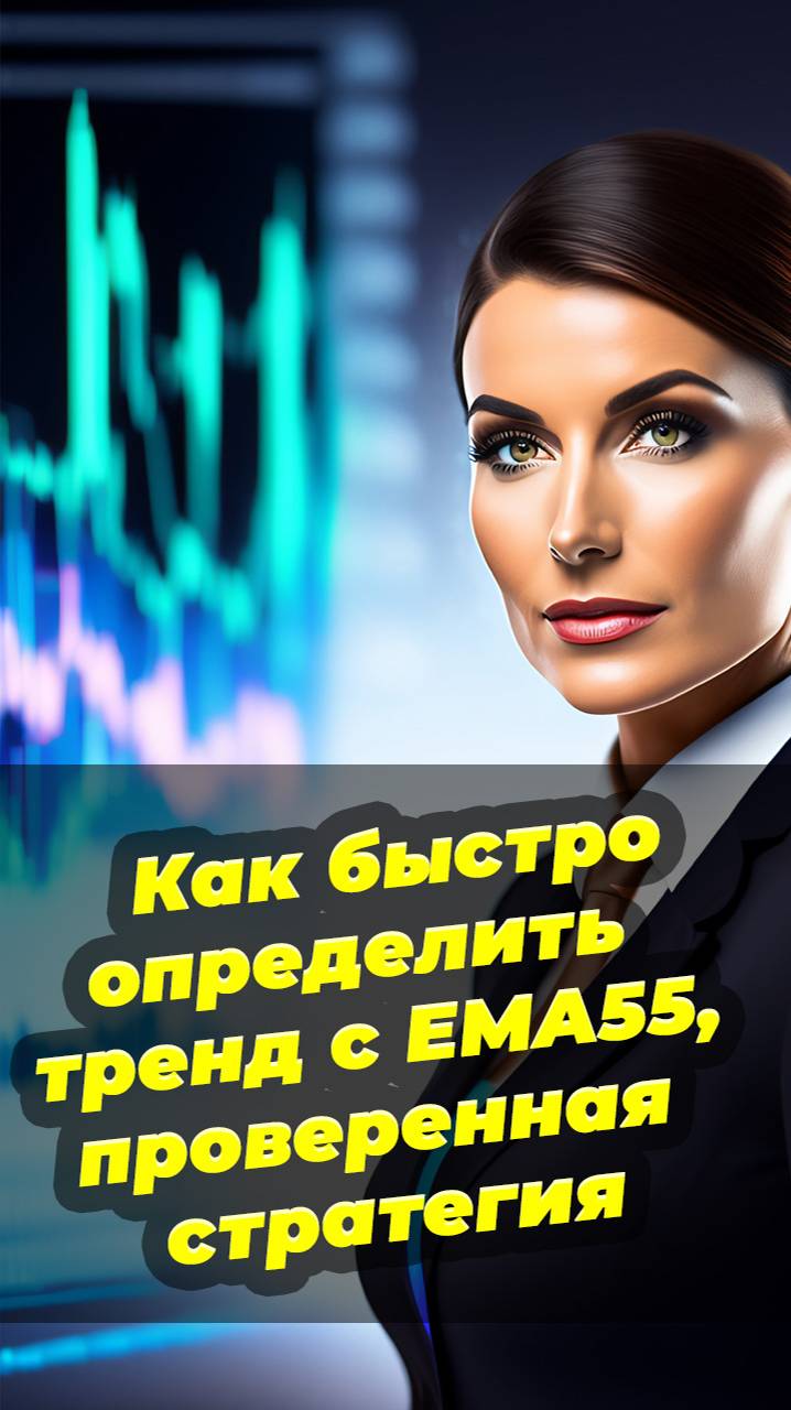 Как быстро определить тренд в движении актива, используя EMA 55