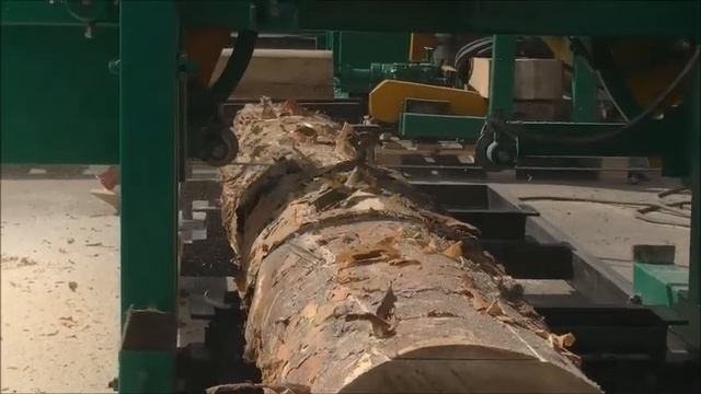 Ленточное пиление на пилораме Тайга Т 3