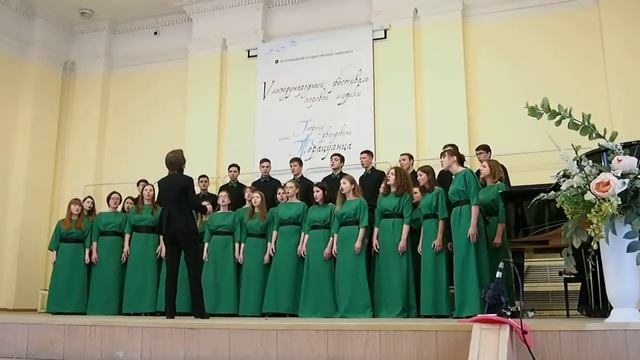 "Скачут лошадки", А.Королёв, камерный хор Политехнического университета (Спб)