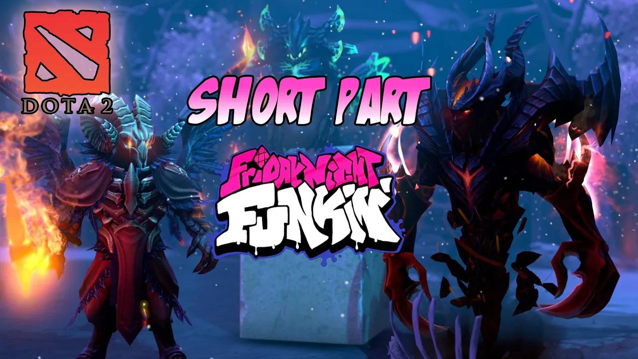 Dota 2 [SFM] Friday Night Funkin' с Неверморшей и Люцифером (Winter Horrorland) (ОТРЕЗОК)