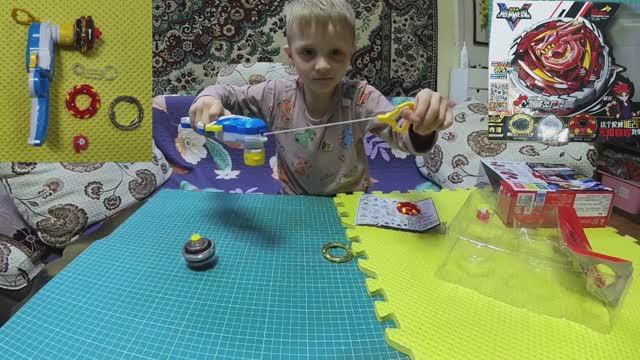 Волчок Infinity Nado. Обзор игрушки юным блогером!