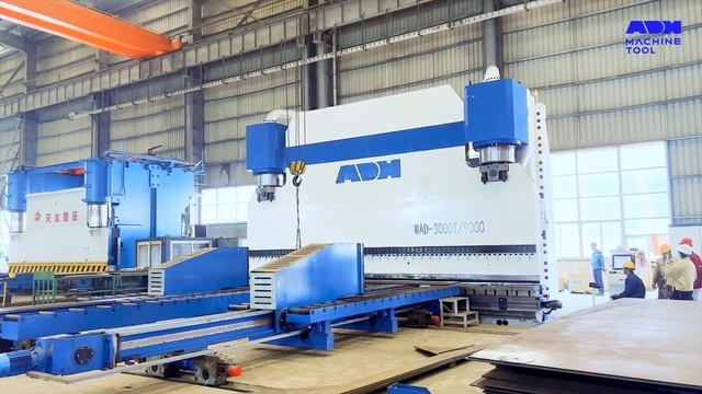 ADH Large Press Brake WAD-3000T 9000mm  Delem DA66T Controller