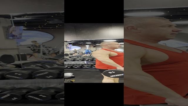 Протяжка штанги на плечи