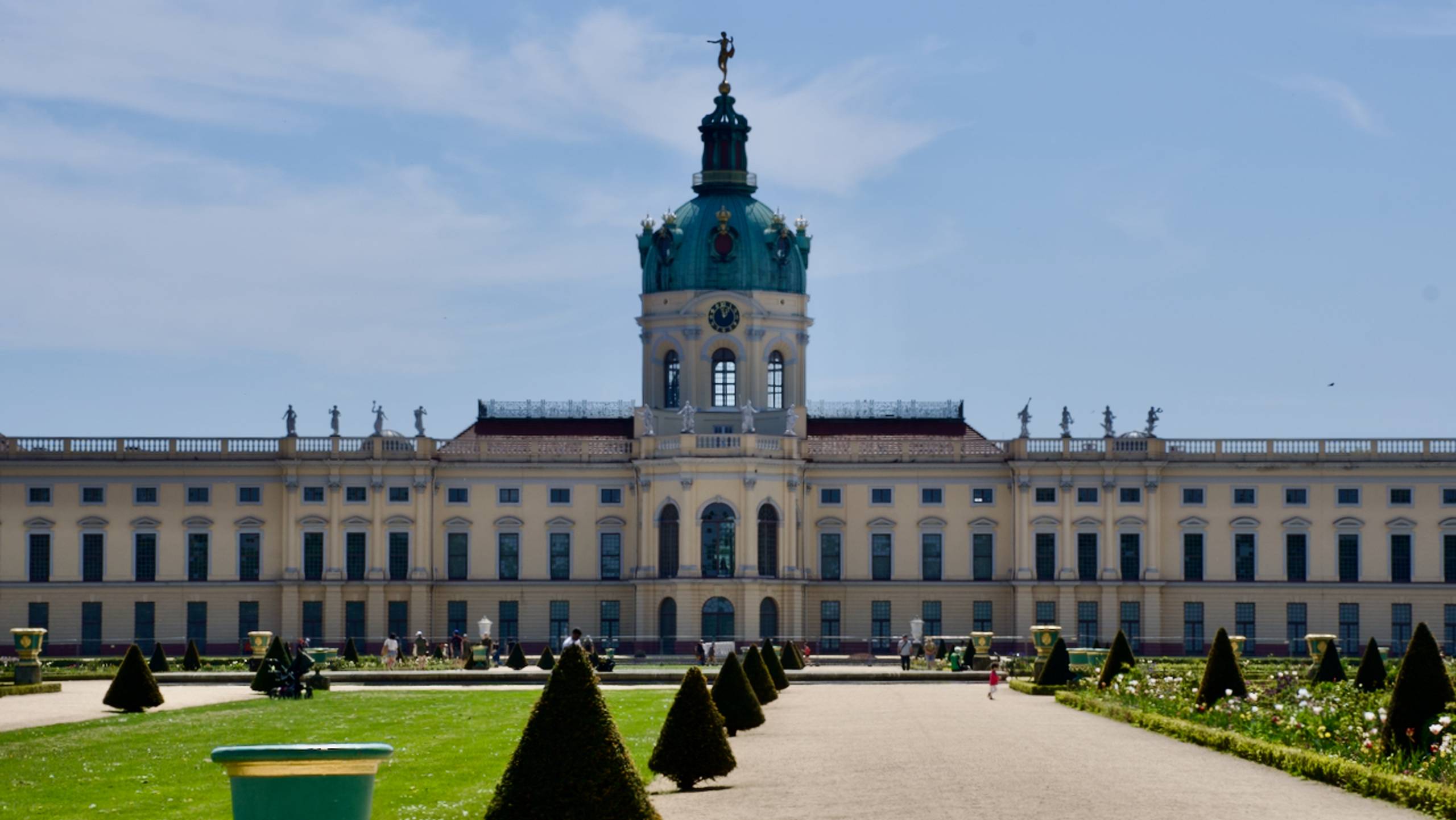 Парк Шарлоттенбург в Берлине - из зимы в лето