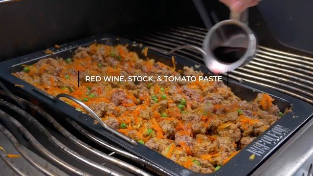 Пастуший пирог на гриле