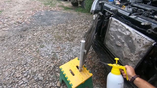 Промывка и чистка радиаторов Solaris II 2017. Hyundai Solaris седан II поколение.