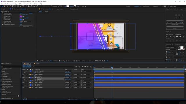 Элегантная корпоративная презентация слайд-шоу
