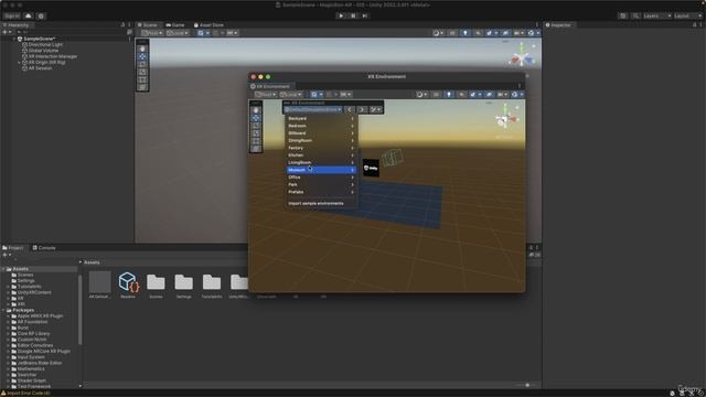19 -Installing XR Simulation Sample Environments