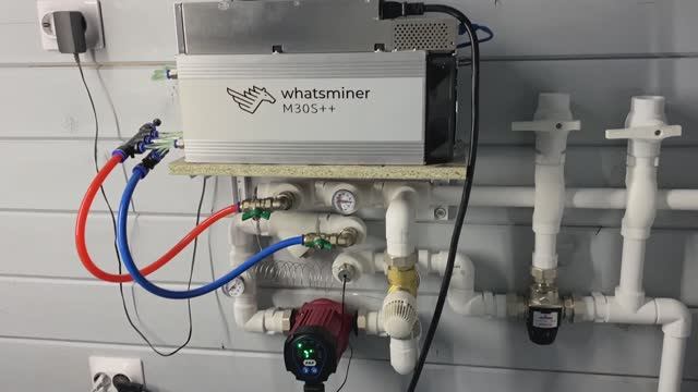 Отопление загородного дома майнером Whatsminer M30S++ (Часть 3)