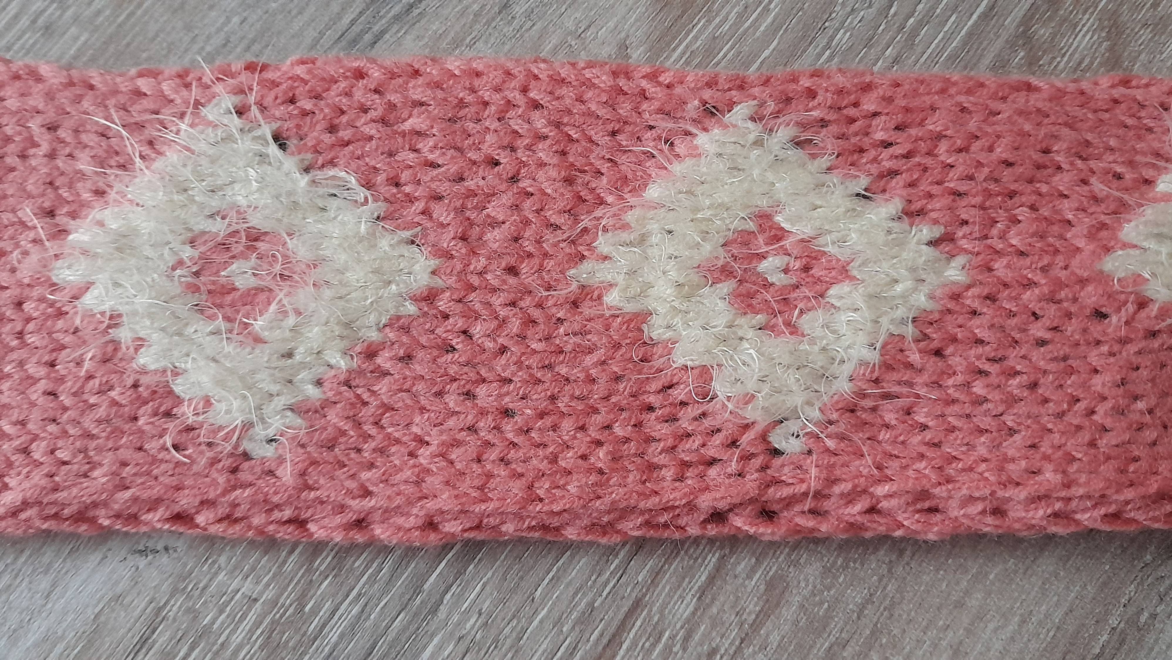 Вяжем пояс к свитерку