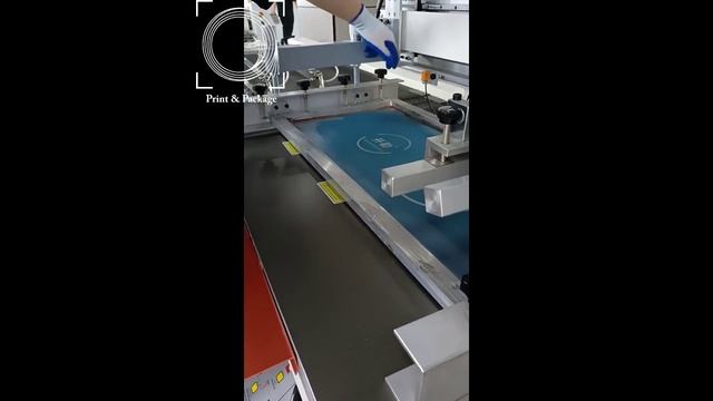 Трафаретное оборудование с системой съема листа. Подготовка к работе