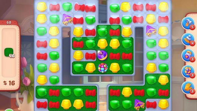 HomeScapes уровень 68 без бустеров