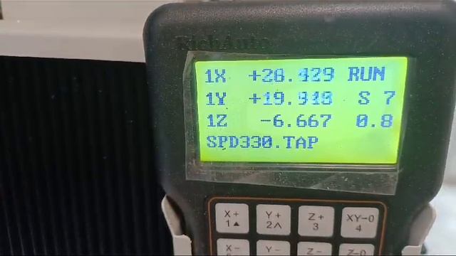 Новый станок SPD-330 на работе...