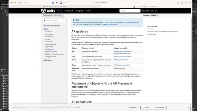 10 -Importing the XR Interaction Toolkit