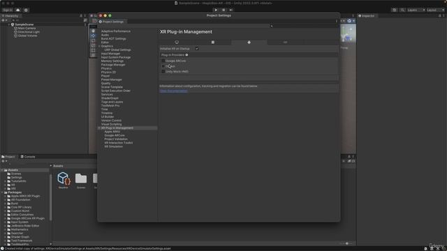 9 -Enabling ARKit or ARCore Plugins