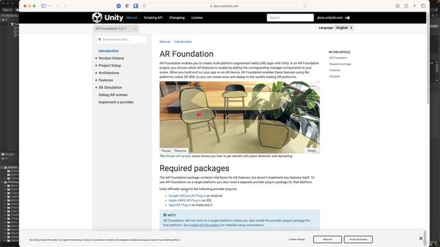 6 -Importing AR Foundation