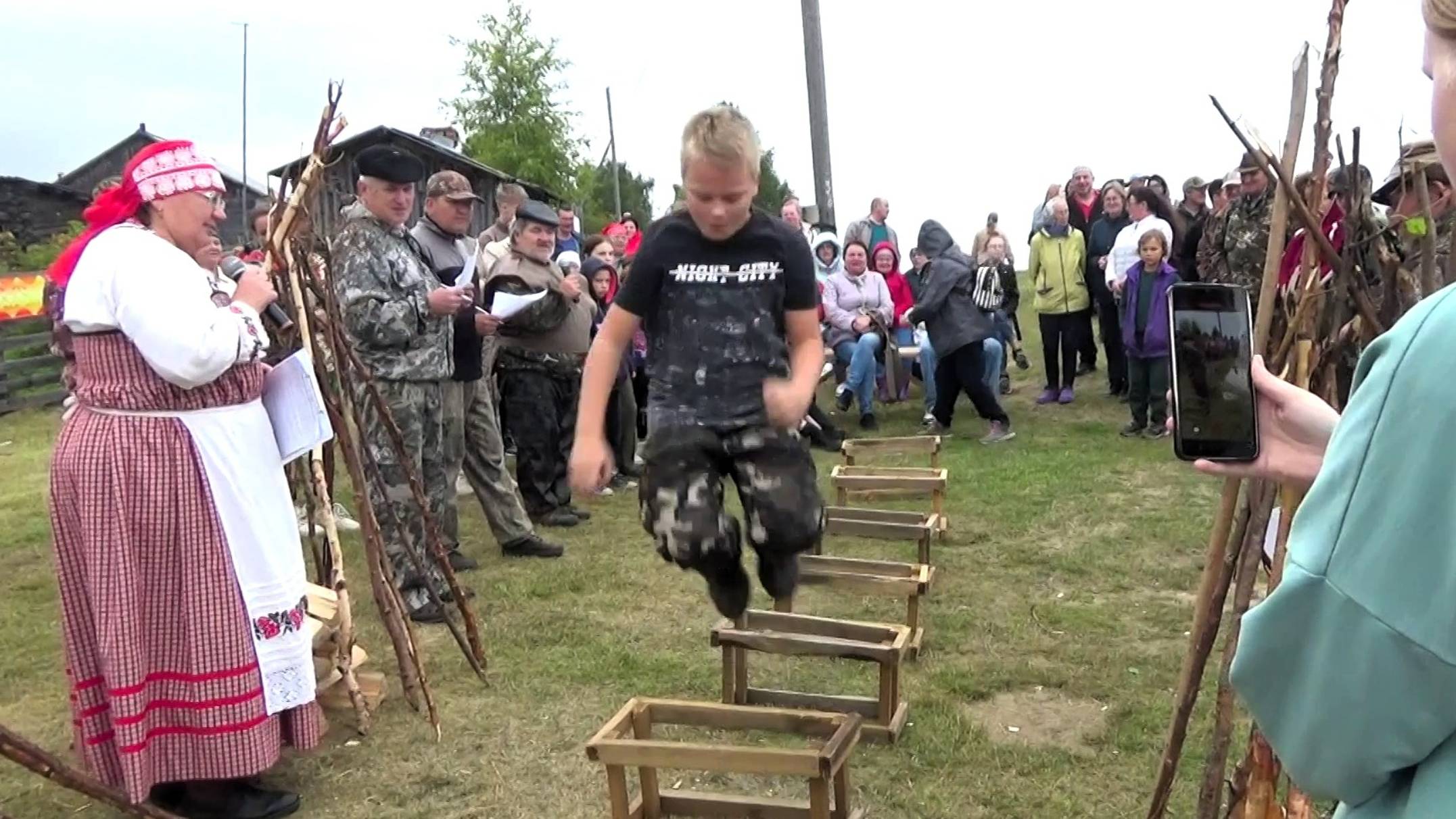 Большое путешествие на Праздник охотника \ Вöралысьяслöн гаж 2024 \ Часть 6 \ Детские соревнования