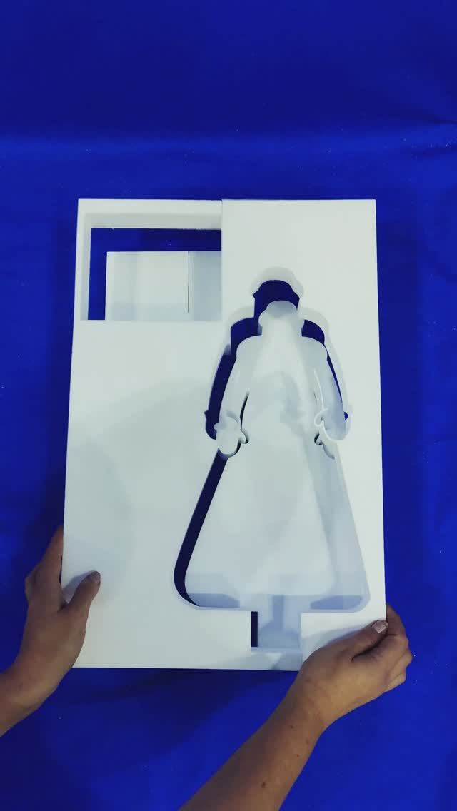 Дед Мороз из пенопласта / Украшение дома к новому году