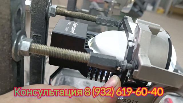 Mazda 5 процесс модернизации фар от Ledstudio