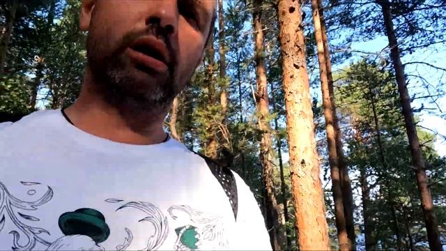 Из Москвы в Карелию на машине.  Часть 10. Поход по острову.  Отъезд с острова