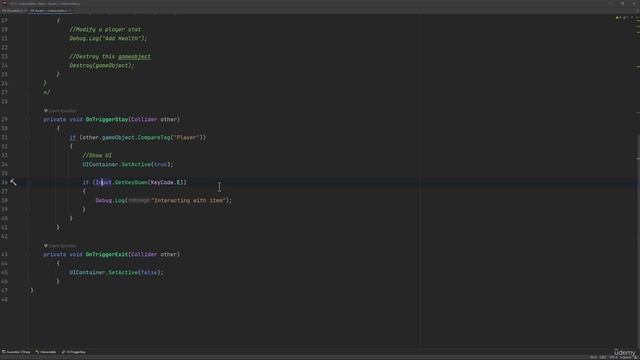 10 -Reviewing the Interactable Code