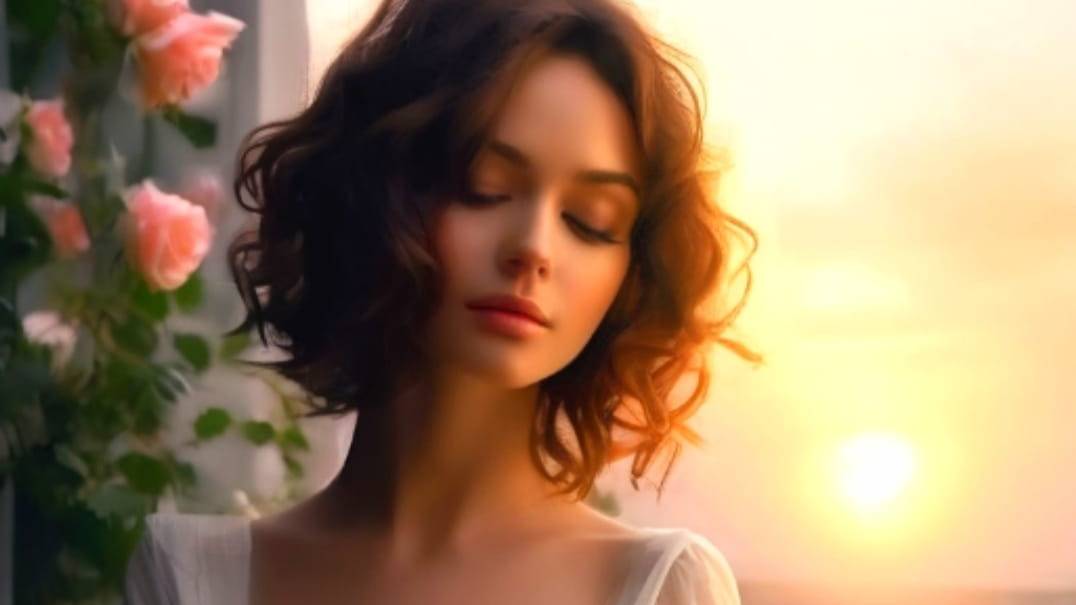 Женщина чертовски хороша-когда любит....И дьявольски красива-когда любима!When a woman is in love!