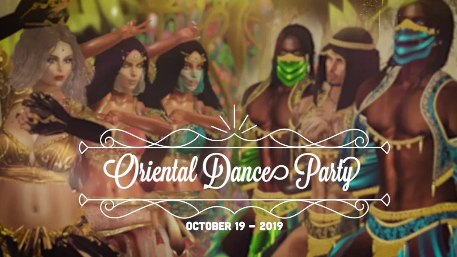 Oriental Dance Party | Oleg & Nelli . Second Life October 19th, 2019