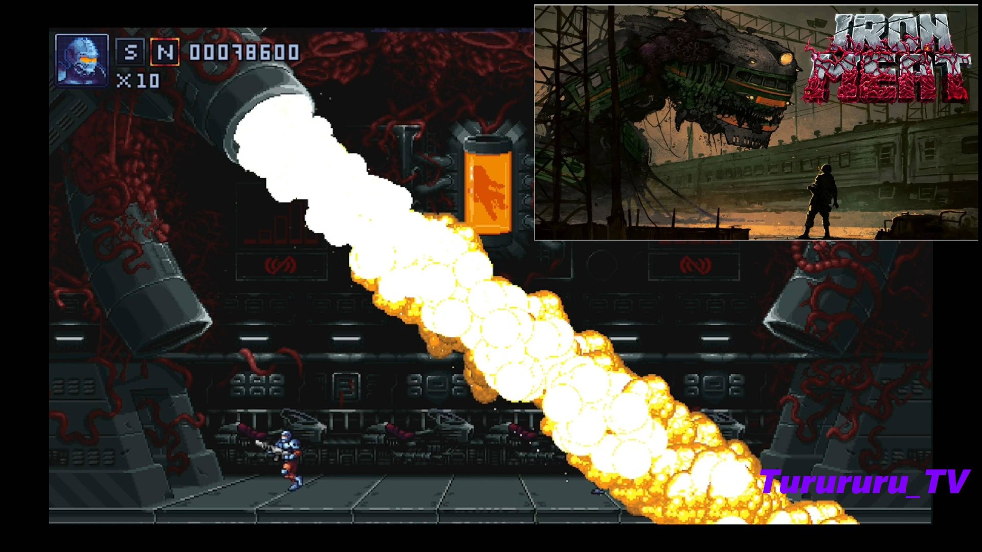 Iron Meat - отличный шутер в стиле "контра".