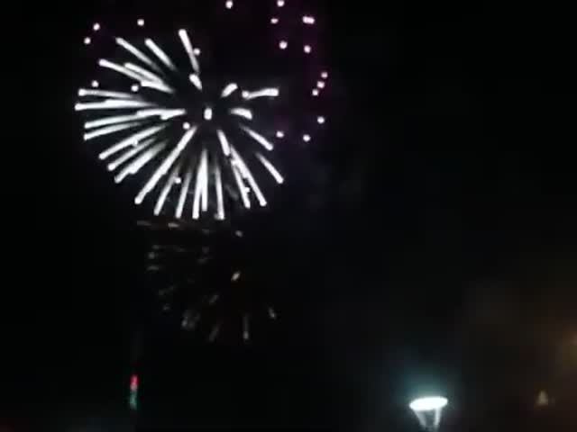 Фейерверк  70 лет День Победы  Арзамас