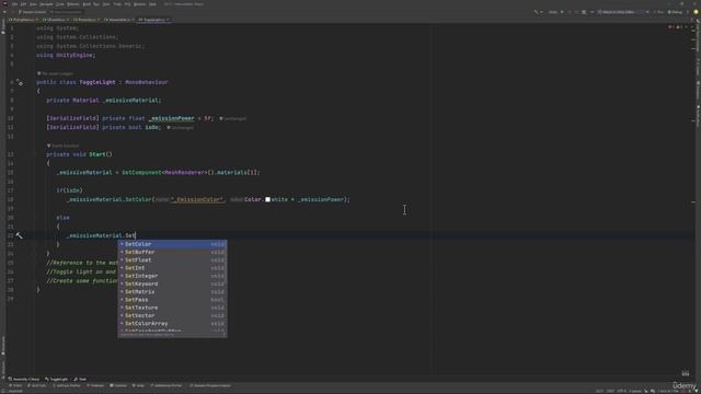 19 -Review Toggling the Light Interactable