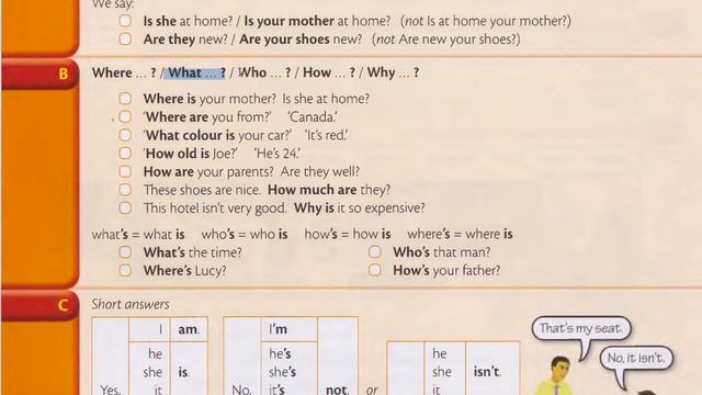 2. Be 2: am, is, are