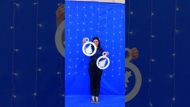 Декорации и фигуры из пенопласта✨ Елочное украшение шар игрушка