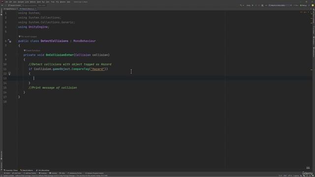 28 -Detecting Collisions - Solution
