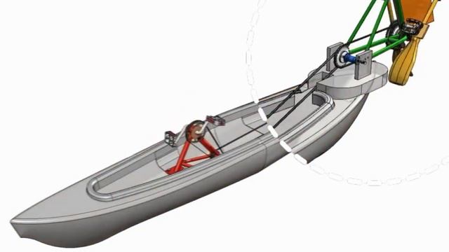 лодка с вело приводом