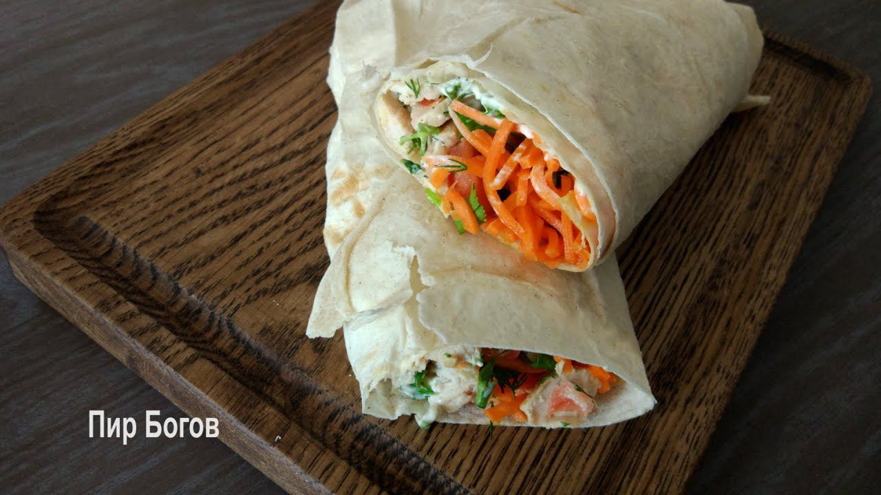 Домашняя шаурма. Вкусная и сочная