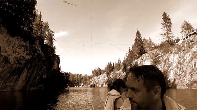 Из Москвы в Карелию на машине.  Часть 8.  горнорудный парк Рускеала.