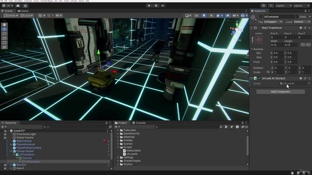 7 -Rotating the UI to Face the Camera