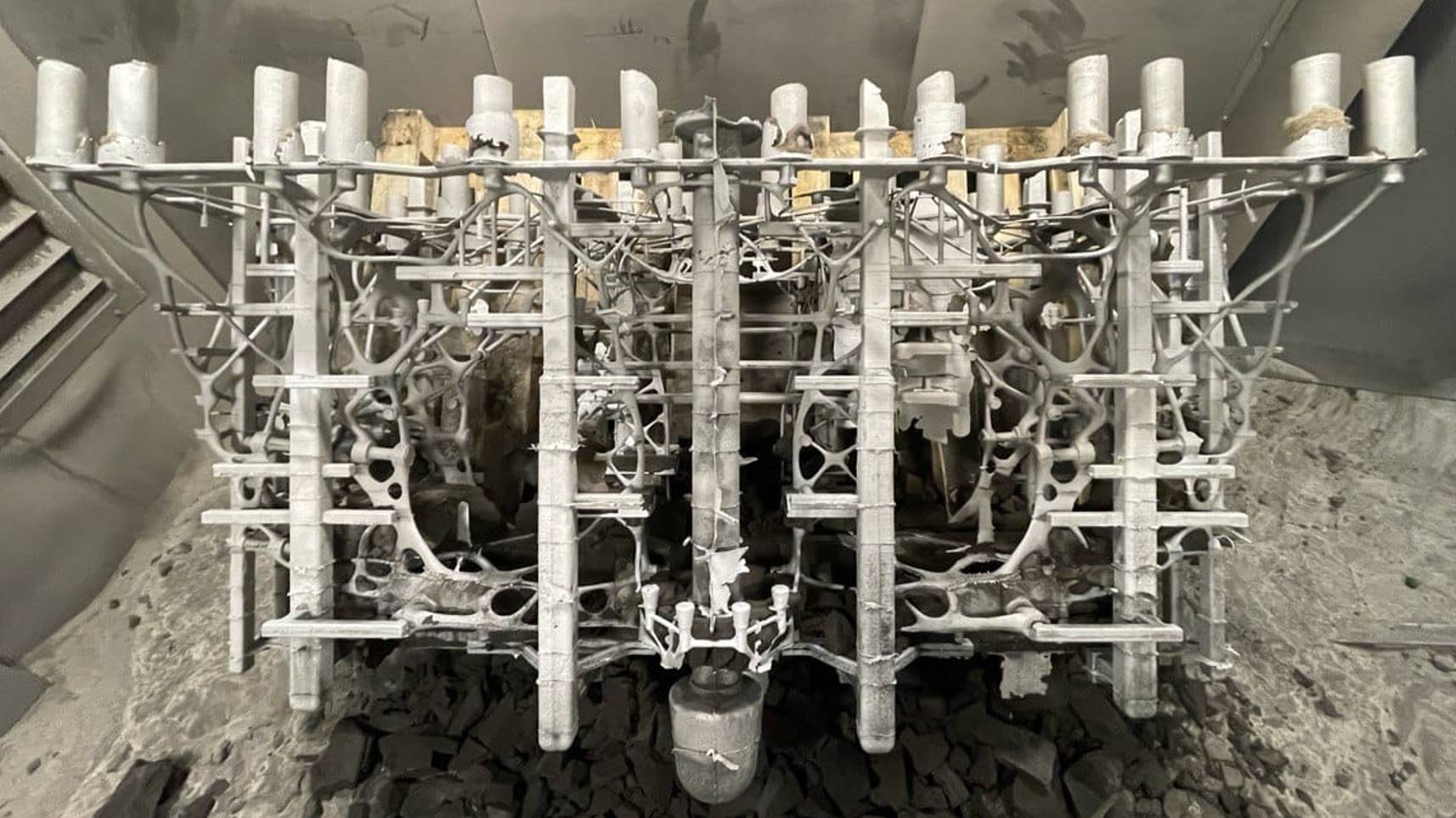 Бионическая рама марсохода уже на колёсах!