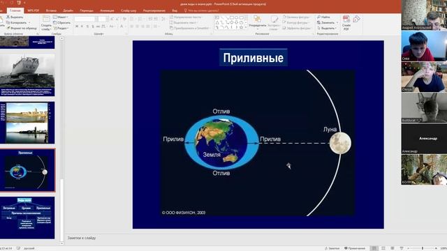 География_6кл_Движение воды в океане