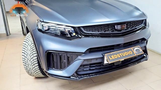 Geely Tugella модернизация фар от Ledstudio!