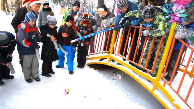 Интерактивная площадка "Зимний лес". Новогодняя программа от компании "12 Месяцев"