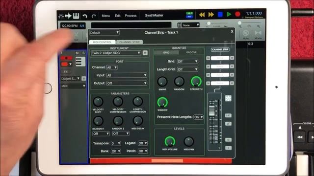 AURIA PRO - FabFilter TWIN 2 Synth & Some Fabfilter Effects - iPad Demo