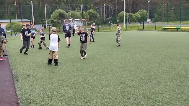 Сборы в Верховажье 2024, тренировка на свежем воздухе.