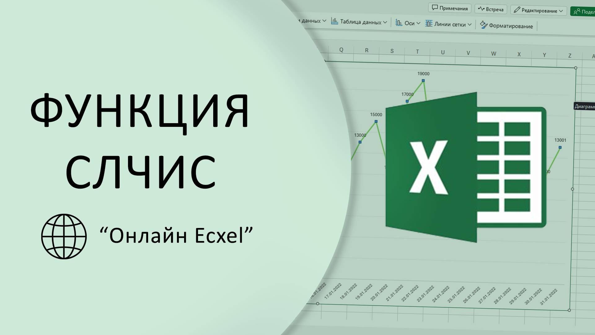 Функция СЛЧИС || Случайные числа в онлайн Excel