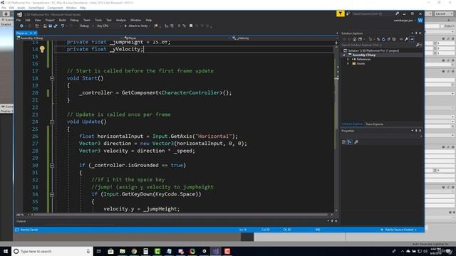13 -Fixing our Player Jumping Behaviour