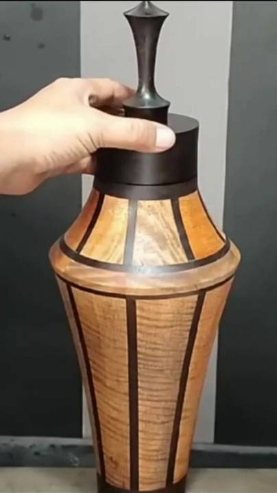 Мастер-класс как сделать/выточить на токарном станке стильную вазу из дерева своими руками